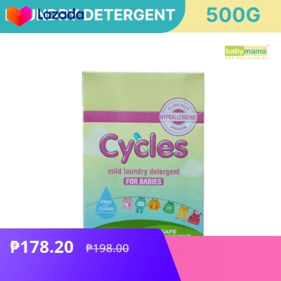 Babymama - Cycles Mild Laundry Detergent Powder For Babies - 500g