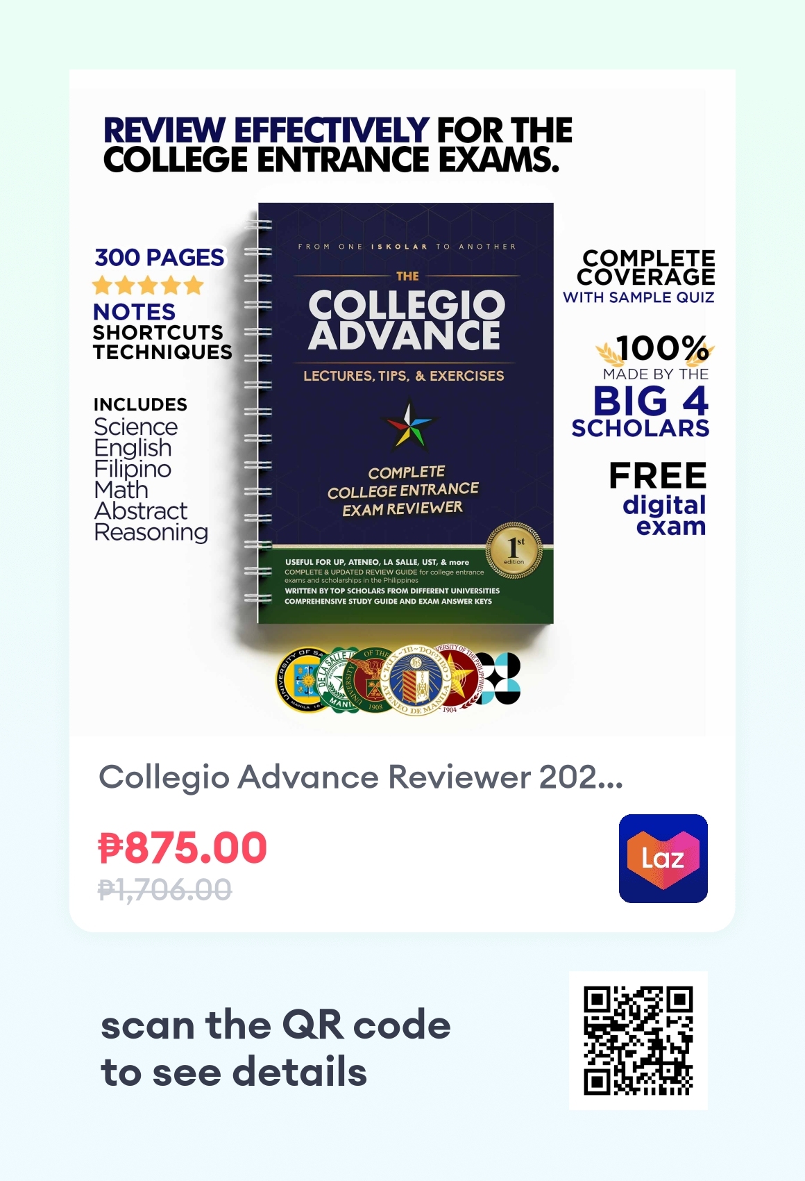 Collegio Advance Reviewer 2023 Edition