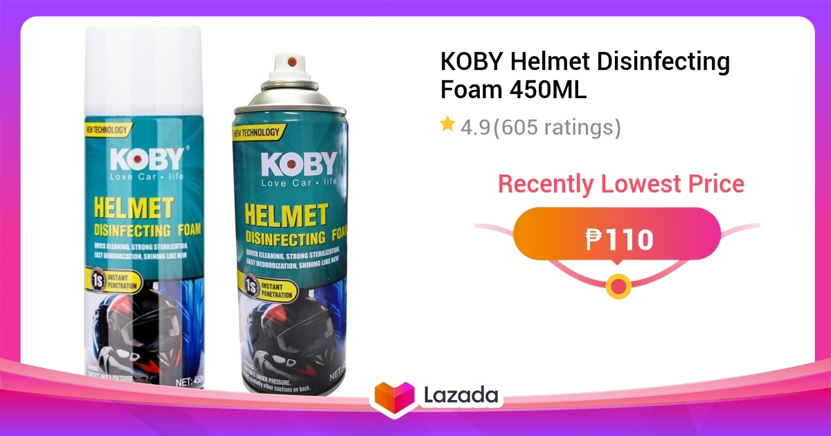 KOBY Helmet Disinfecting Foam 450ML