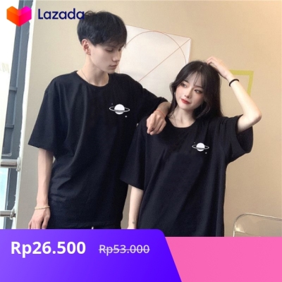 Baju Kaos Distro Pasangan Couple Planet Mars Pria Dan Wanita Katun ...