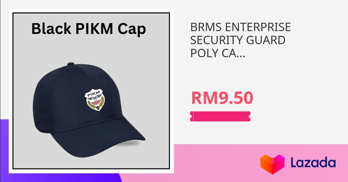 BRMS ENTERPRISE SECURITY GUARD POLY CAP PIKM