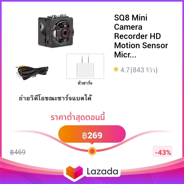 SQ8 Mini Camera Recorder HD Motion Sensor Micro USB Camera Mini ...