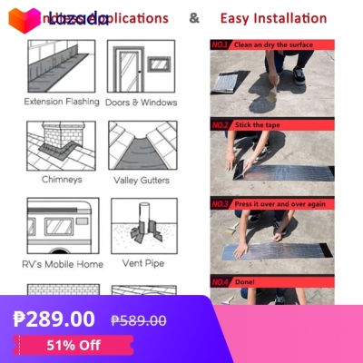 10M New High Quality Original KINTOP Flash band Tape For Roof And Leak Repair - Aluminum Coating ...