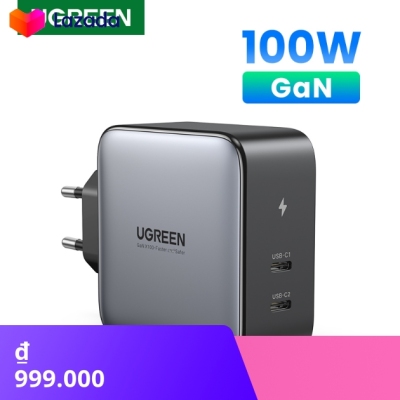 UGREEN USB Charger 100W GaN Charger for Macbook Tablet Fast Charging ...
