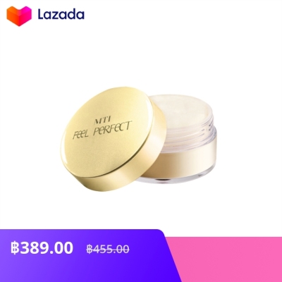 MTI Feel Perfect LOOSE POWDER แป้งฝุ่นทองผสมทองคำ แป้งโปร่งแสง คุมมัน 18g.