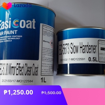 EASICOAT MEDIUM-HIGH SOLID EC-5200 MIRROR EFFECT CLEAR COAT WITH EC-5673 SLOW HARDENER