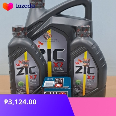 ZIC X7 5w30 Diesel 8-liters with Vic C-111 oil filter