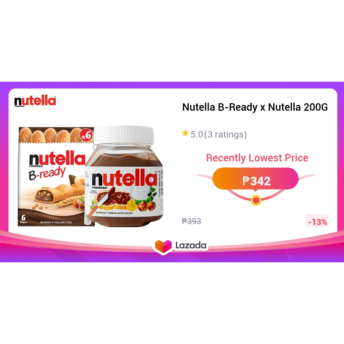 Nutella B-Ready x Nutella 200G