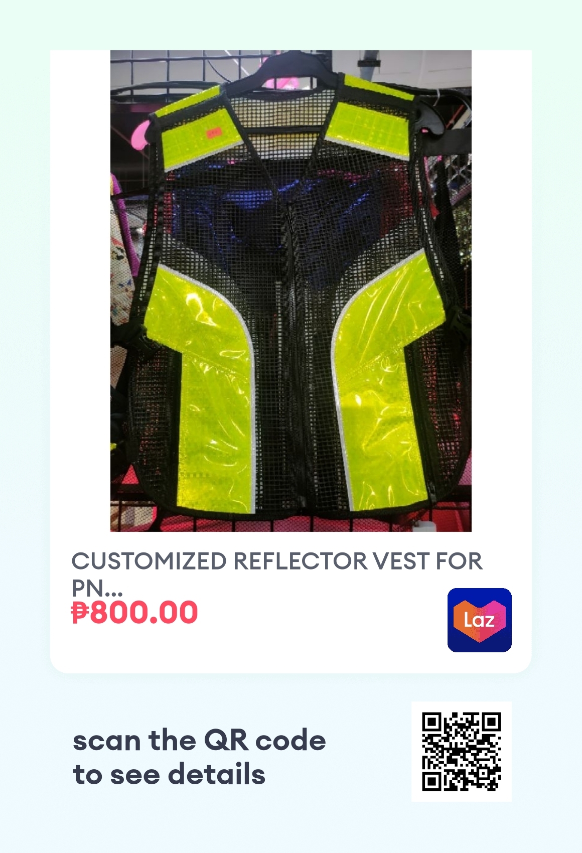 CUSTOMIZED REFLECTOR VEST FOR PNP POLICE SECURITY GUARD TRAFFIC ...
