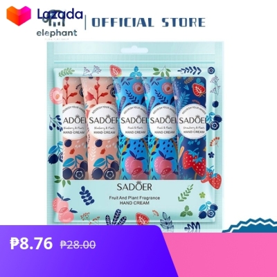 Elephant.Korean 5PCS Set summer girl Perfumes Hand Essence Hand Cream ...