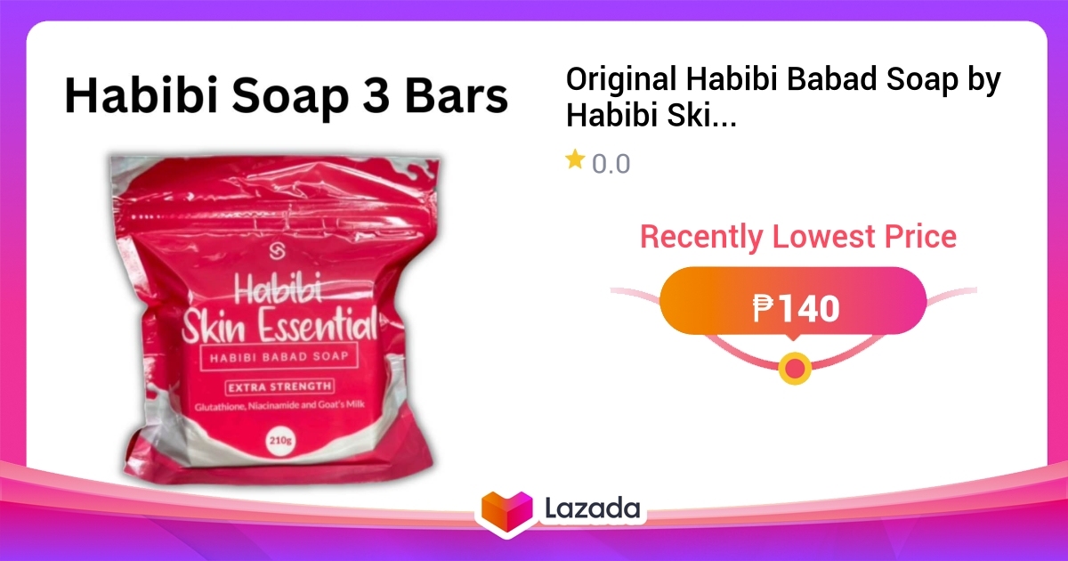Original Habibi Babad Soap by Habibi Skin Essential 10x Whitening