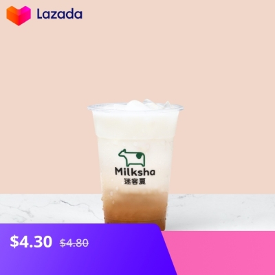 [Milksha] Fresh Milk Tea Series (Choose 1 from 5 Options) [Redeem In Store]