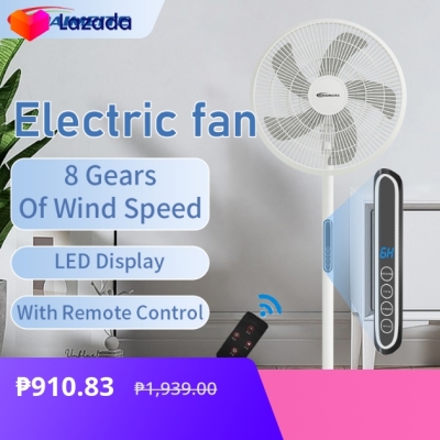MAIMEITE Fan / Stand Fan / Silent Electric Fan Portable Stand Fan witn ...