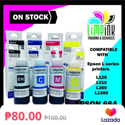 Refill Ink for Epson L120/L210/L310/L3360/L365/L565 Ink bottle 664 Eco-Tank