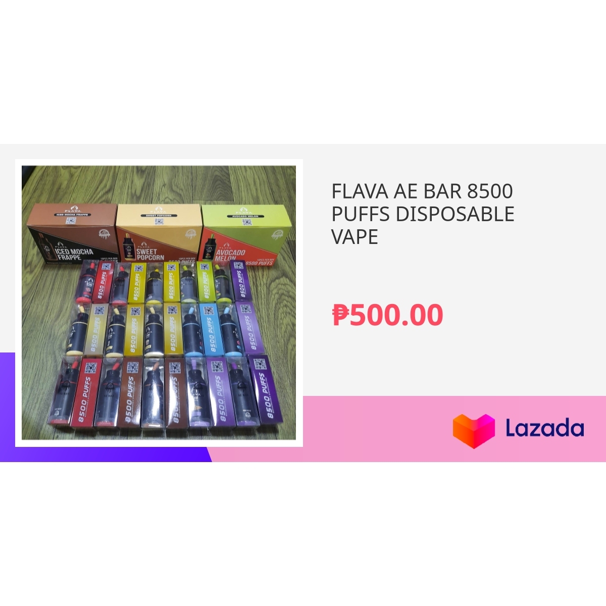 FLAVA AE BAR 8500 PUFFS DISPOSABLE VAPE