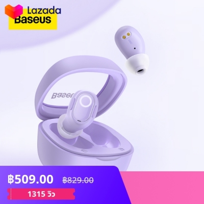 Baseus WM02 หูฟัง tws บลูทูธ 5.3 Wireless Earphones with Mic Support ...