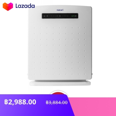 Global House-HATARI เครื่องฟอกอากาศ AP12R1 สีขาว รับประกันของเเท้