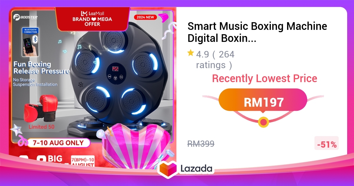 Smart Music Boxing Machine Digital Boxing Response Target Beat Rhythm ...