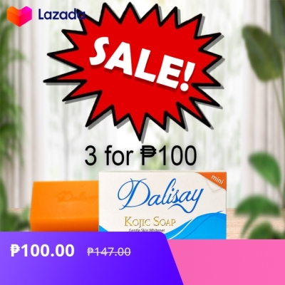 Dalisay Kojic Soap 50g x3 bars