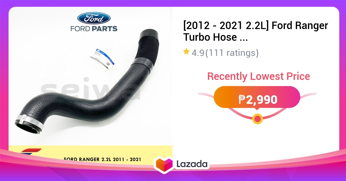 [2012 - 2021 2.2L] Ford Ranger Turbo Hose - Genuine Ford Auto Parts