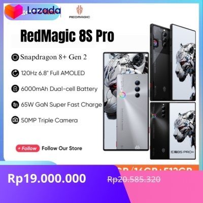 Global Version NUBIA RedMagic 8S Pro Plus 5G Snapdragon 8+ Gen 2 120Hz ...
