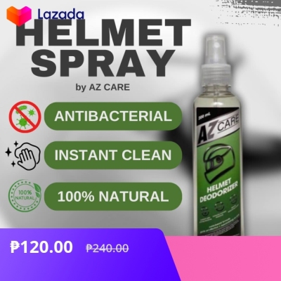 HELMET DEODORIZER SPRAY 200ML BY AZ CARE