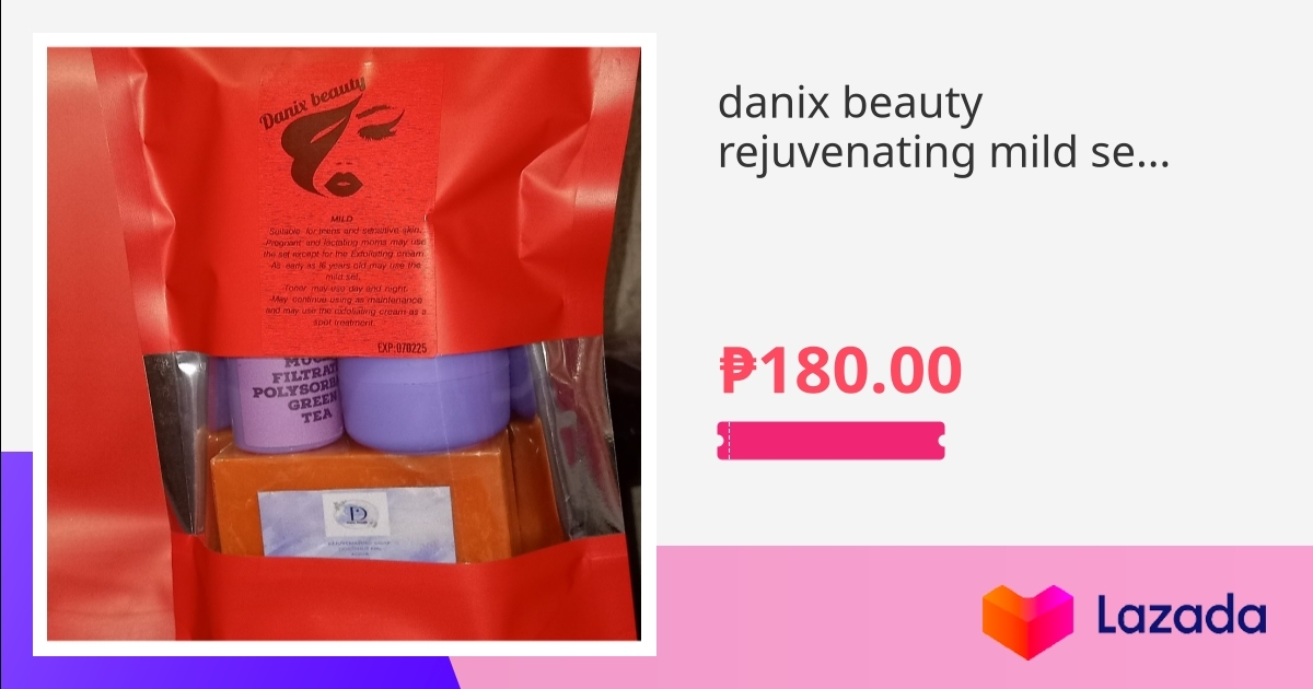 danix beauty rejuvenating mild set whitening set