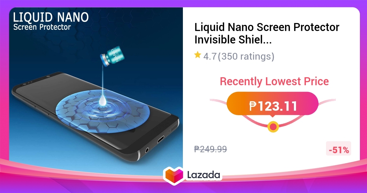 Liquid Nano Screen Protector Invisible Shield Anti-Scratch for iPhone ...