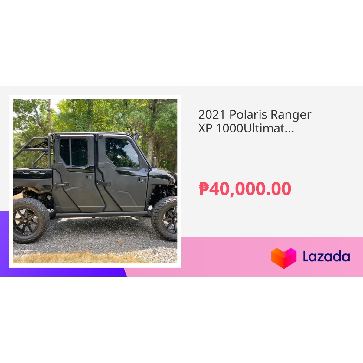 2021 Polaris Ranger XP 1000Ultimate crew NorthStar Edition