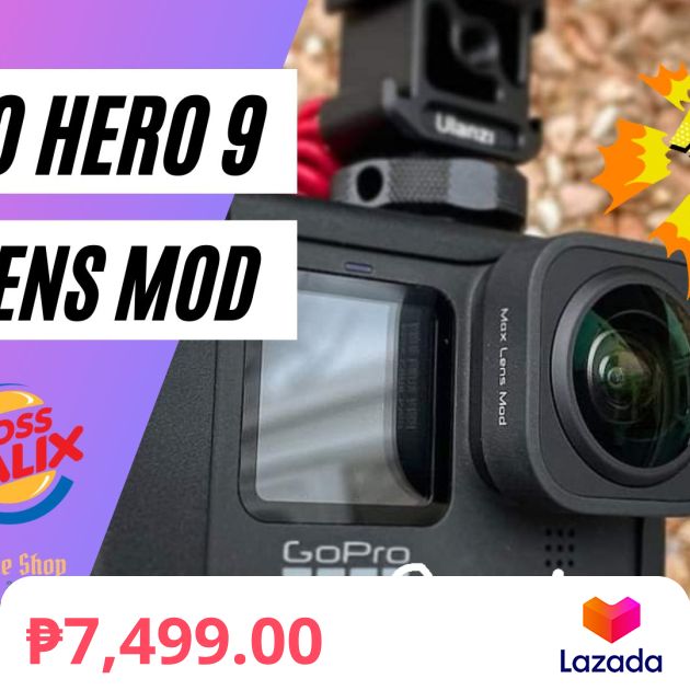 ⭐⭐⭐⭐⭐ BKOS | Max Lens Mod for GoPro Hero 9 Black