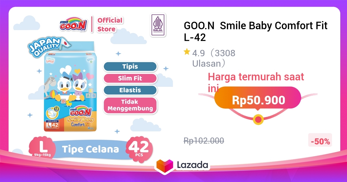 GOO.N Smile Baby Comfort Fit L-42