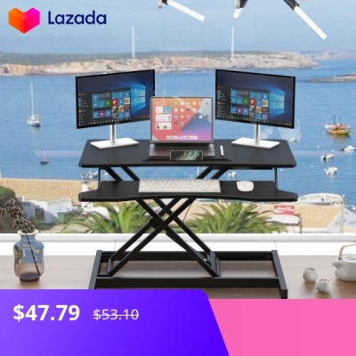 Standing Laptop Lifting Desk Folding Computer Desk Desk Elevated Rack ...