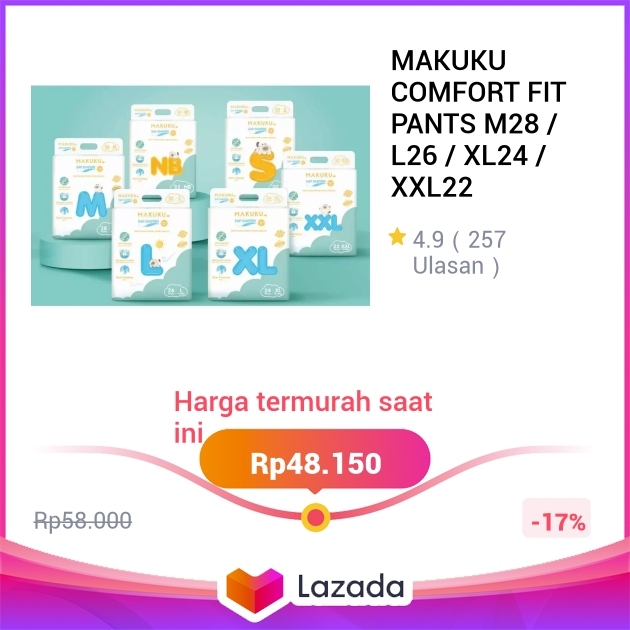 MAKUKU COMFORT FIT PANTS M28 / L26 / XL24 / XXL22