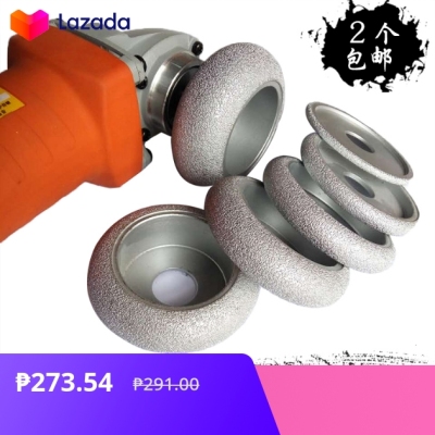 Brazed Diamond Roman Column Slotted Grinding Wheel Stone Angle Grinder ...