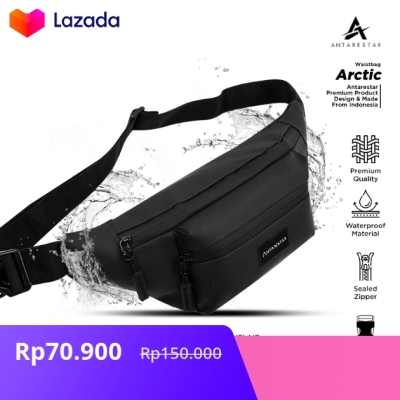 ANTARESTAR Official - TAS SELEMPANG PRIA WANITA WATERPROOF WAIST BAG ARTIC SERIES ANTI AIR ...