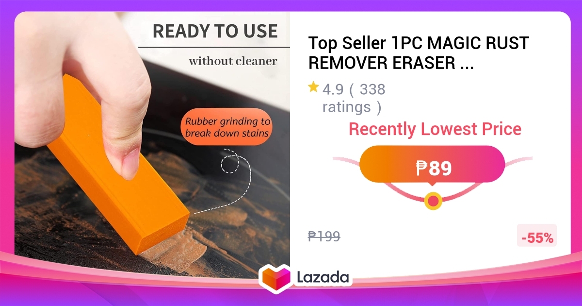 Top Seller 1PC MAGIC RUST REMOVER ERASER | Kitchen, Bathroom, Faucet ...