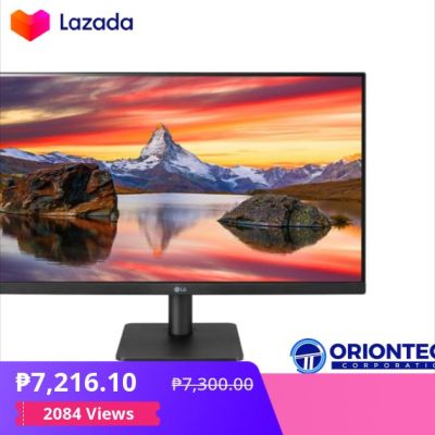 LG 24MP400-B 24'' FHD IPS 3-Side Borderless Monitor AMD FreeSync 75Hz ...