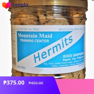 HERMITS GOOD SHEPHERD BAGUIO cookies 200grams