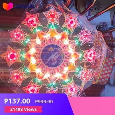 2022 Pasko 12 Star Parol Christmas Flower Design Lantern Lights ...