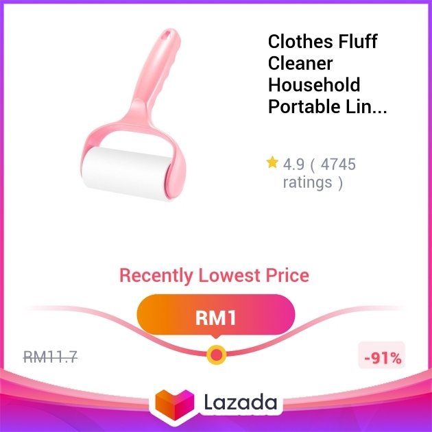 Clothes Fluff Cleaner Household Portable Lint Dust Roller Pet Hair ...