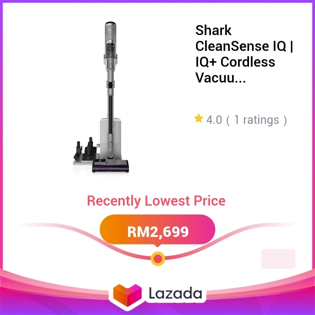 Shark CleanSense IQ | IQ+ Cordless Vacuum Cleaner, Smart IQ with 4 ...