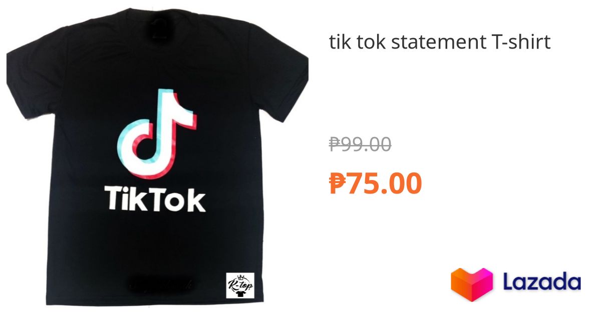 tik tok statement T-shirt