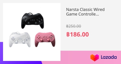 Narsta คลาสสิกจอยควบคุมเกมมีสาย Gaming Pro คอนโทรลเลอร์เกมเกมแพดสำหรับ ...