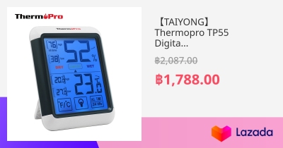 【Taiyong Electric】เทอร์โมมิเตอร์ดิจิตอลไฮโกรมิเตอร์ TP55,มิเตอร์วัด ...