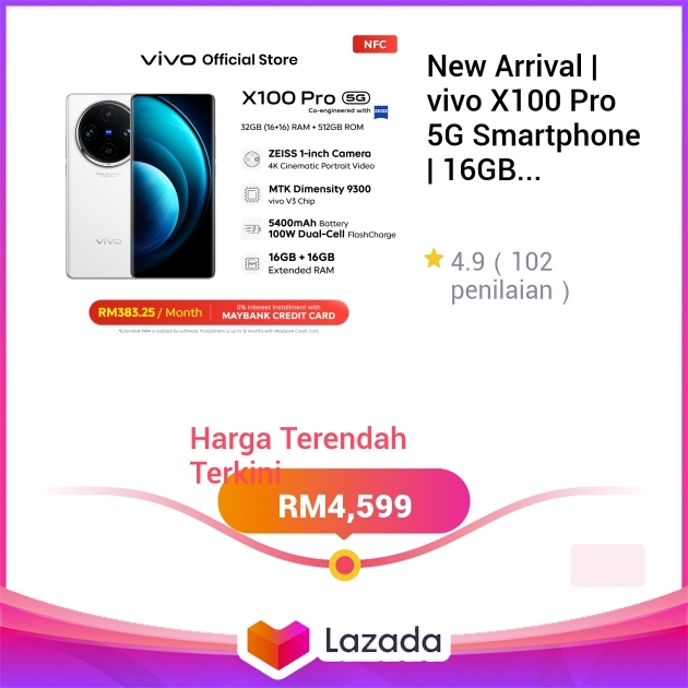 New Arrival | vivo X100 Pro 5G Smartphone | 16GB+ 16GB Extended RAM ...