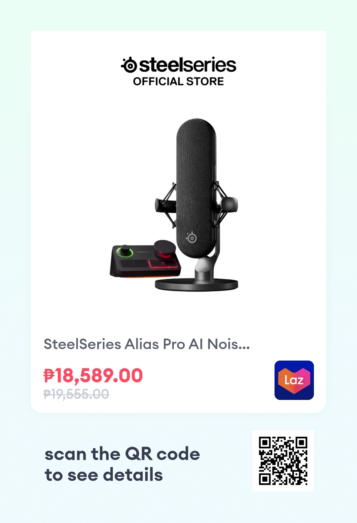 SteelSeries Alias Pro AI Noise Cancelling ALL-in-One Wired Gaming ...