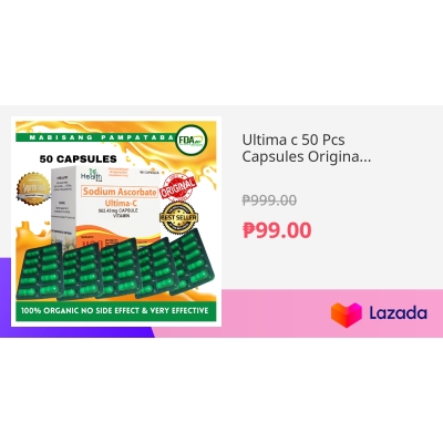 Ultima c 50 Pcs Capsules Original Ultima C Na Pampataba Na Pampagana ...