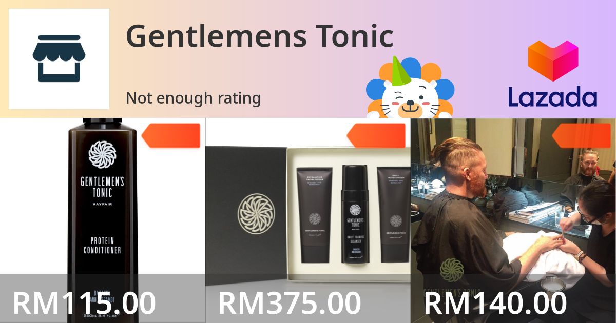 Gentlemens Tonic | Lazada Malaysia