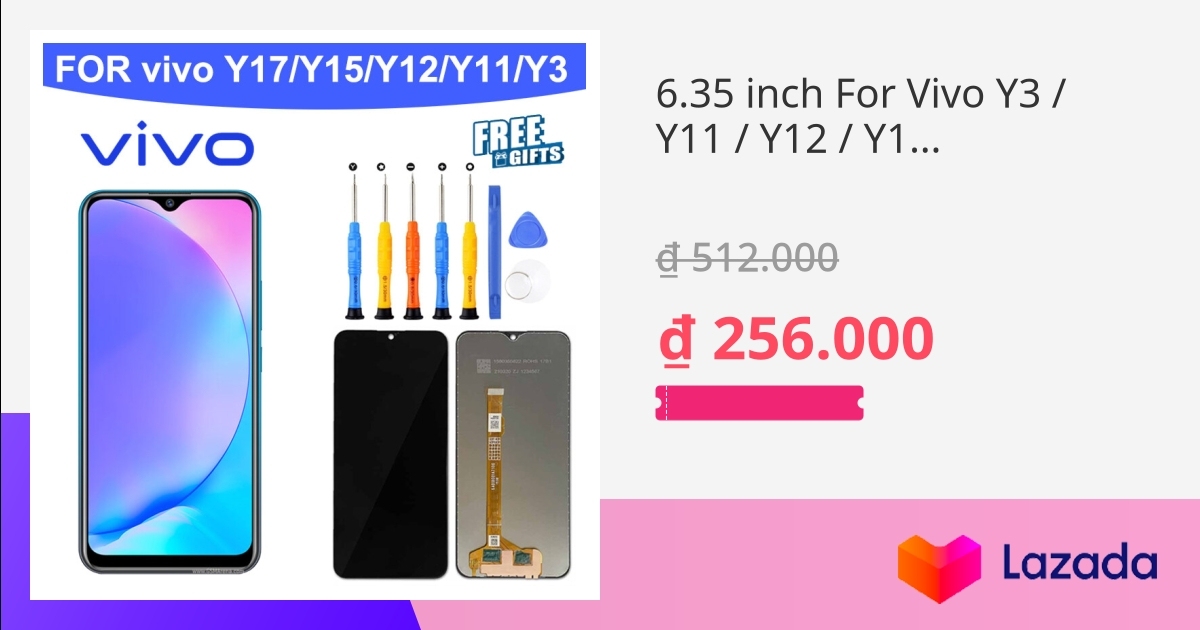 6.35" cho Vivo Y3 / Y11 / Y12/Y15/Y17 Màn hình LCD Bộ linh kiện số của màn hình cảm ứng thay thế