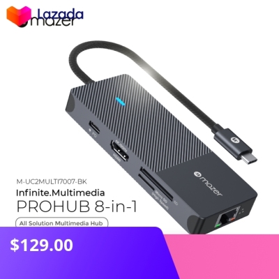 Mazer Infinite.Multimedia Po Hub 7007 8-in-1 for iOS & Win PC | Laptop ...